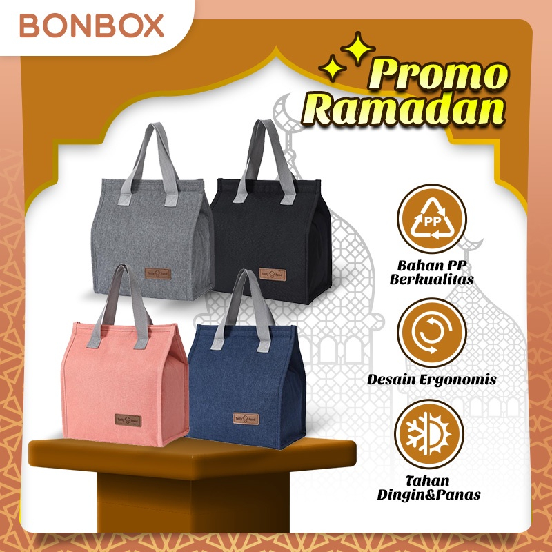 Jual TAS LUNCH BOX BONBOX BLB30 Tas Bekal Makan Portable Multifungsi ...