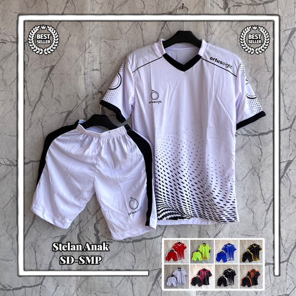 Jual Jersey Bola Anak Anak Umur 5-15 Tahun Baju Futsal Anak SD/SMP ...