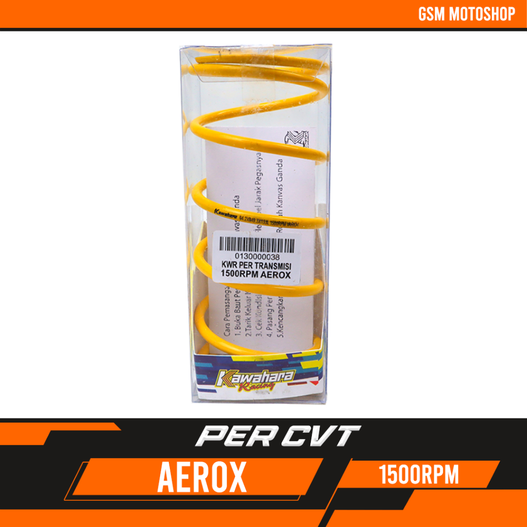 Jual Per CVT Aerox 1500rpm Kawahara / Ultra Drive CVT Spring | Shopee ...