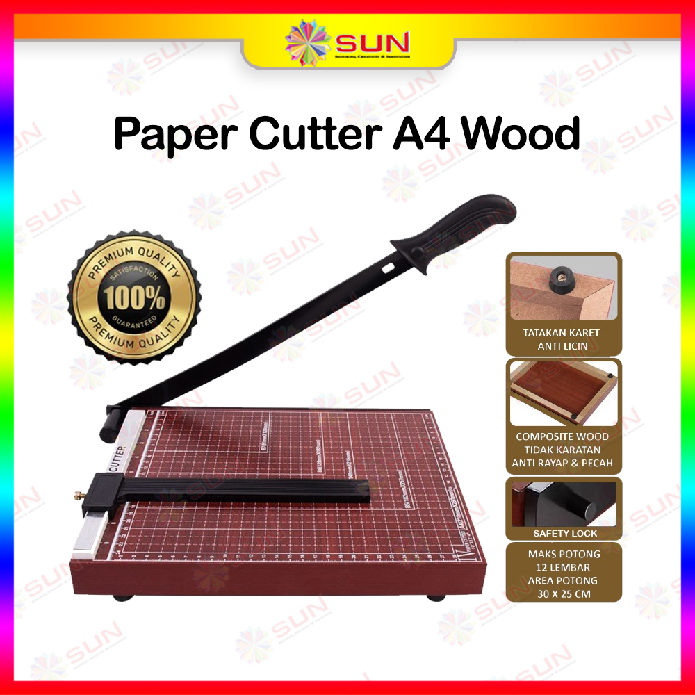Jual Paper Cutter A4 ( Alat Potong / Mesin Pemotong Kertas HVS, Sticker ...