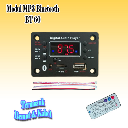 Jual Modul Pemutar MP3 12v Bluetooth model kotak high quality | Shopee ...