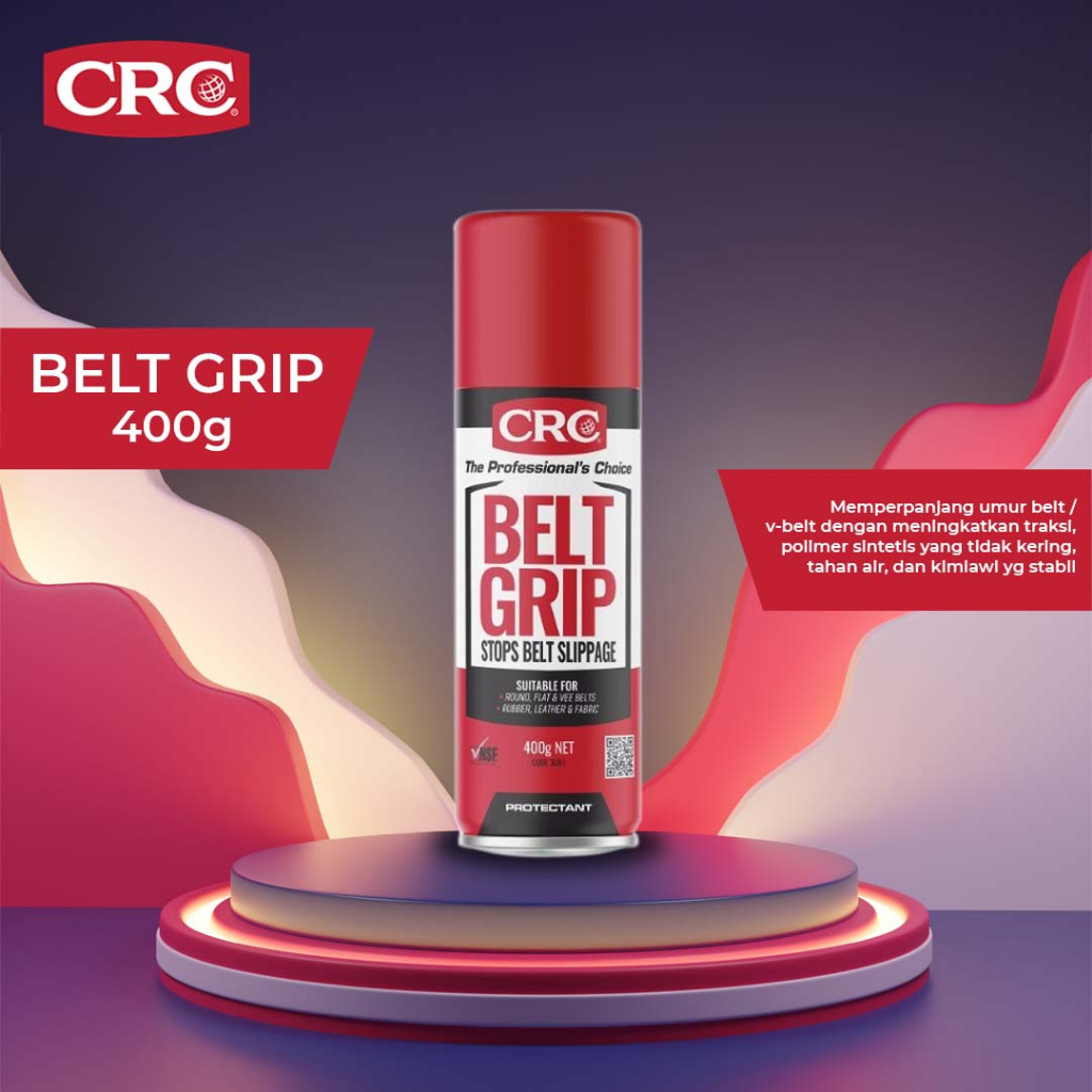 Jual CRC 3081 - Belt Grip - Pelumas Belt (400 g) | Shopee Indonesia