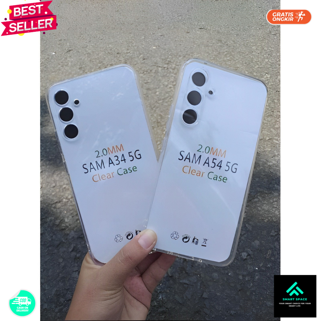 Jual Case Bening Silikon TPU Samsung A04E A05 A05S A15 A54 A53 5G A52 A52s A51 A34 A33 A24 A14 ...