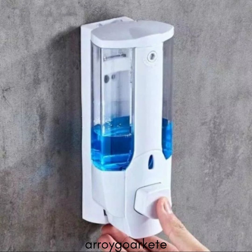 Jual (COD) Tempat Sabun Cair Touch Soap Dispenser 1 Tabung Single 350 ...