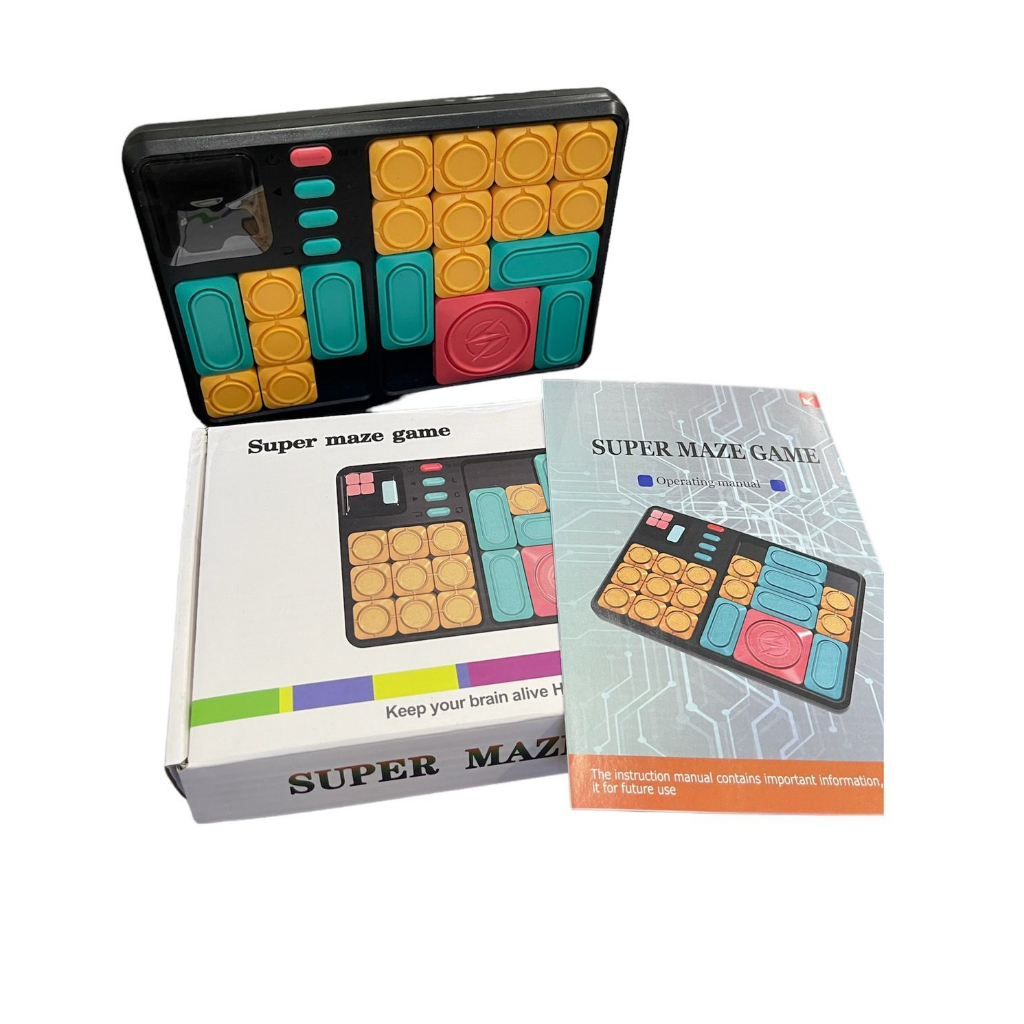Jual Super Maze Game Mainan Edukasi Anak Super Sliding Puzzle Board ...