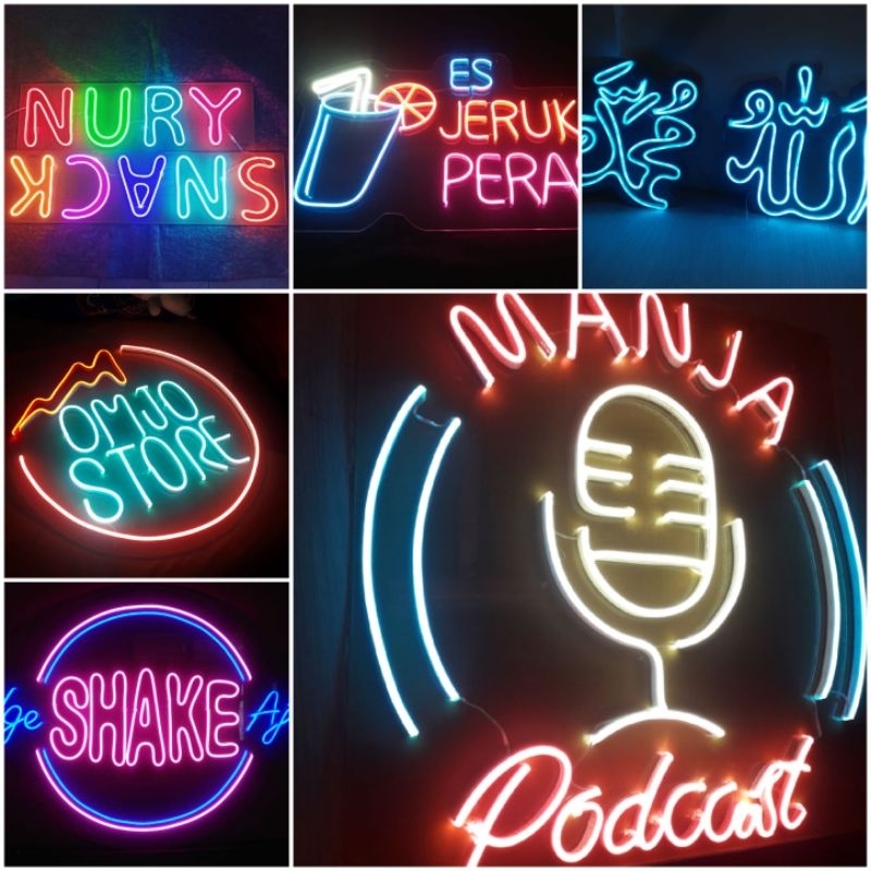 Jual Lampu Custom / Lampu Neon Sign Custom / (DESAIN & UKURAN BEBAS ...