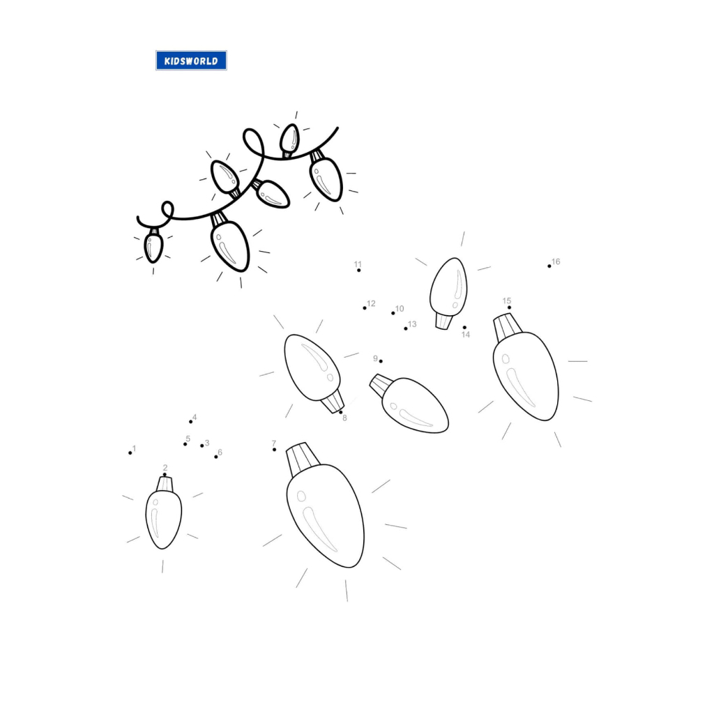 Jual Printable Worksheet Anak 3 Tahun - Menghubungkan Titik - Lembar ...