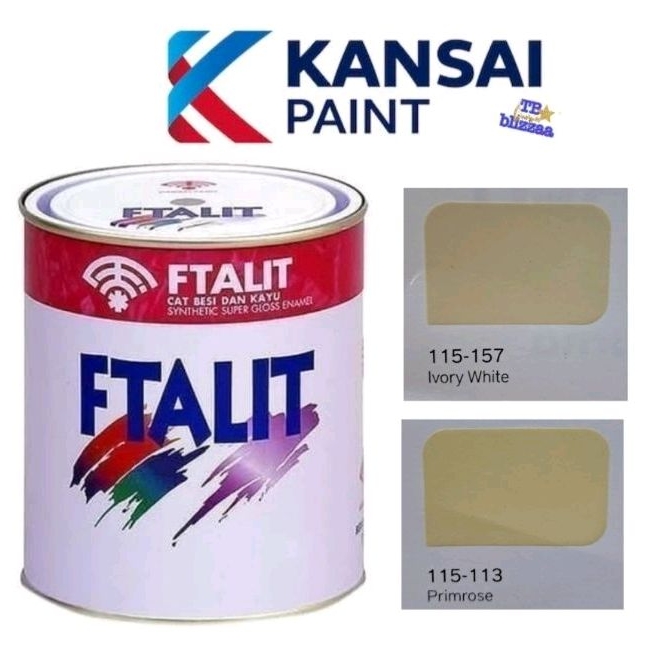 Jual Ftalit Primrose 113 Ftalit Ivory White 157 Cat Kayu Besi Krem 1kg ...