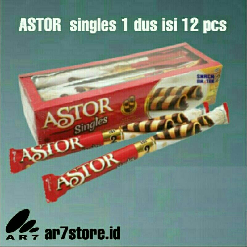 Jual ASTOR singles wafer 1 dus isi 12 x 14 gr | Shopee Indonesia