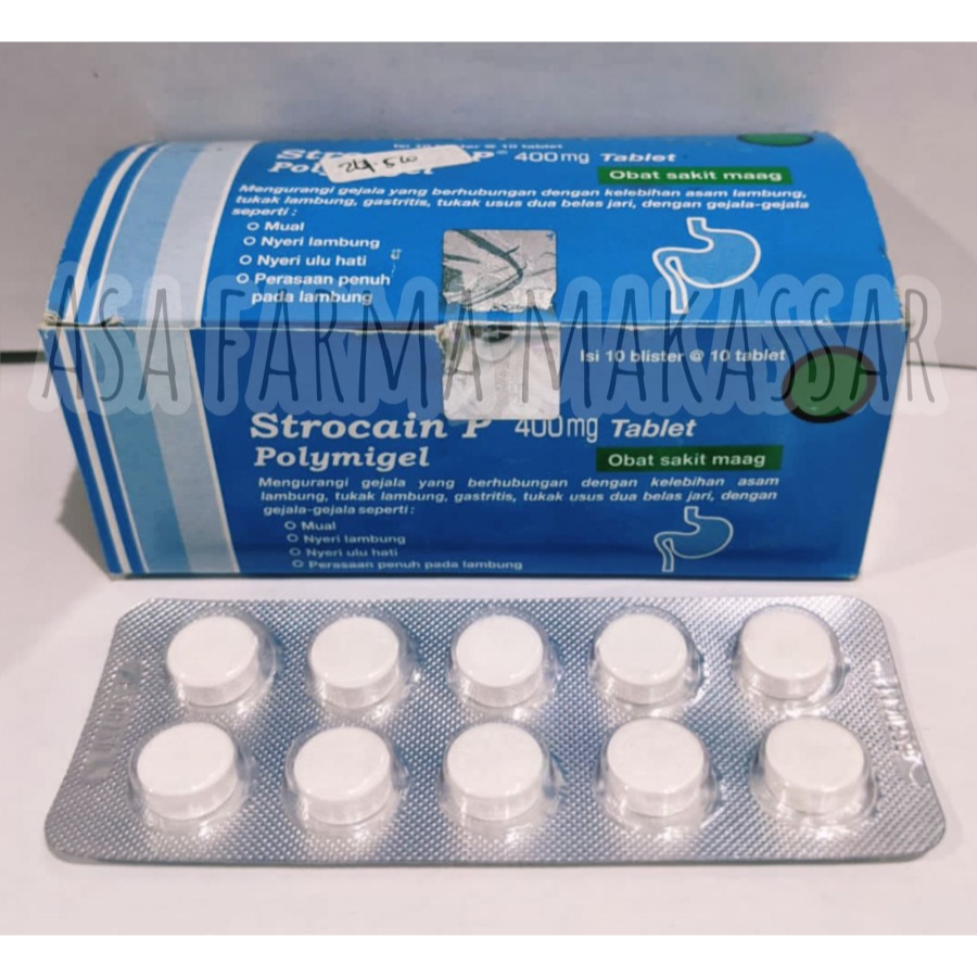 Jual Obat Lambung STROCAIN Tablet harga per papan | Shopee Indonesia