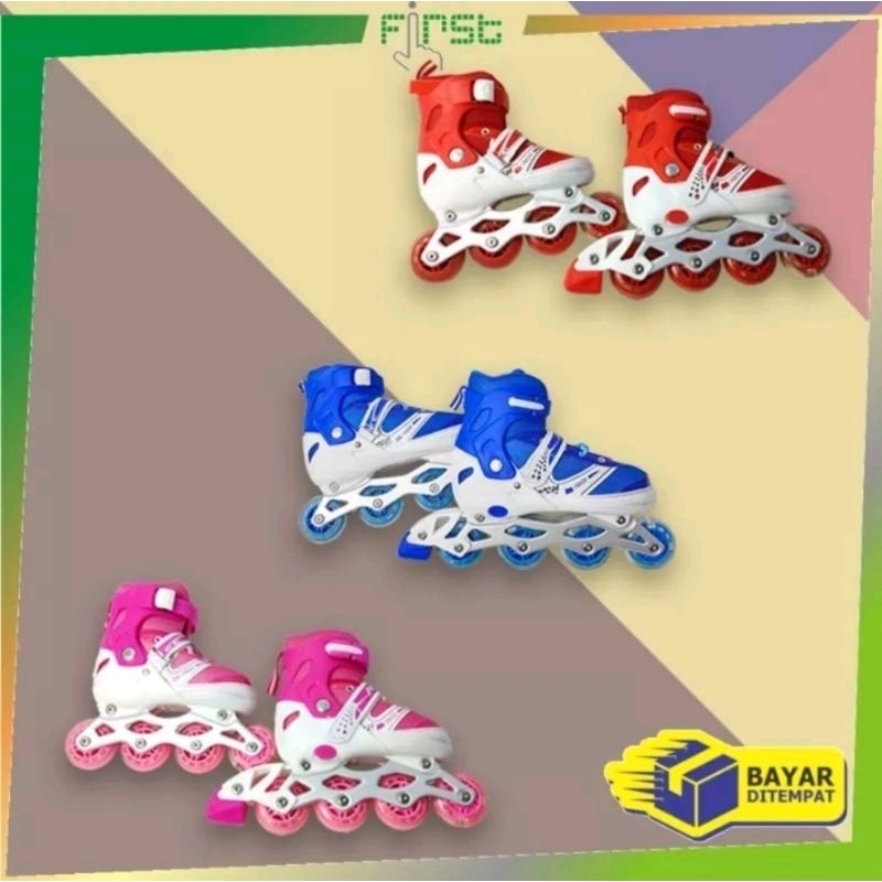 Jual Sepatu roda anak-anak online skate sepatu roda 4 (model Bajaj ...