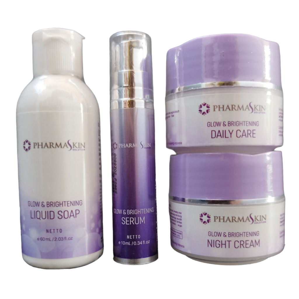 Jual Pharmaskin Solution Whitening Flek Series Glow & Brightening Skincare Original Aman Bpom ...