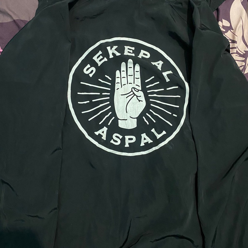 Jual SEKEPAL ASPAL- Hand logo windbraker jacket | Shopee Indonesia