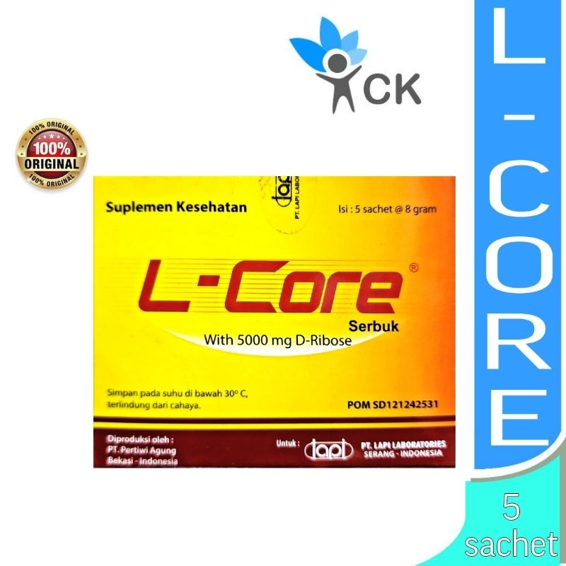 Jual L CORE BOX ISI 5 SACHET suplemen untuk pemulihan kesehatan ...