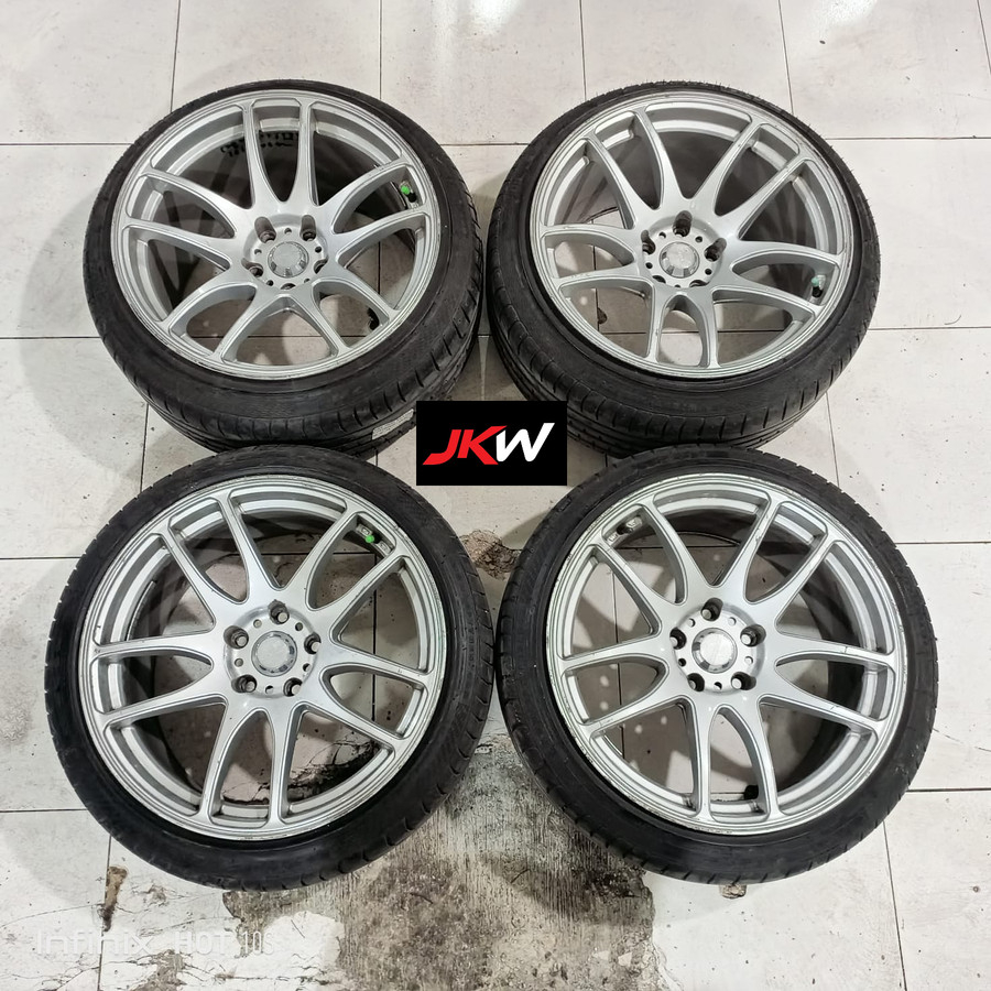 Jual VELG MOBIL RACING WORK KIWAMI R18X9,5/10,5 PCD 5X114 ET35/25 + BAN ...