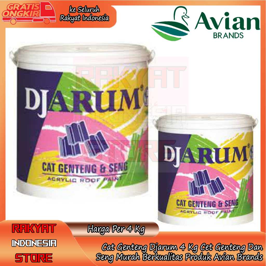 Jual PAVING CAT DAN PAINT CAT CAT ACRYLIC DJARUM GENTENG ROOF BETON ...