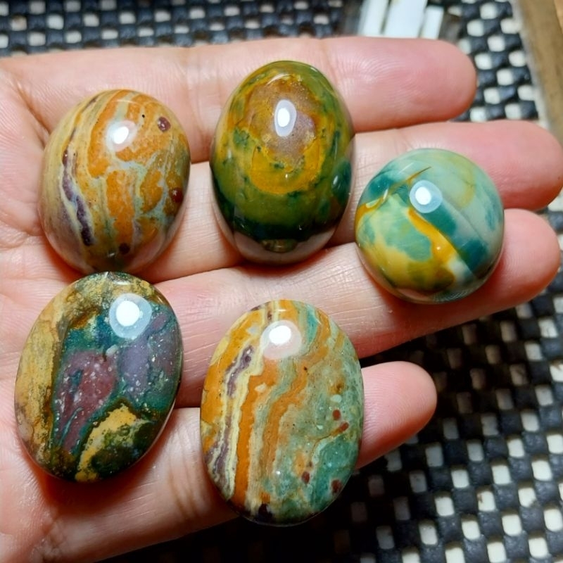 Jual Batu pancawarna garut asli natural big size | Shopee Indonesia