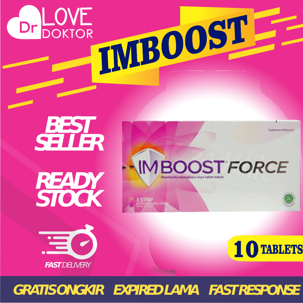 Jual IMBOOST FORCE TABLET MULTIVITAMIN MULTI VITAMIN DAYA TAHAN TUBUH ...