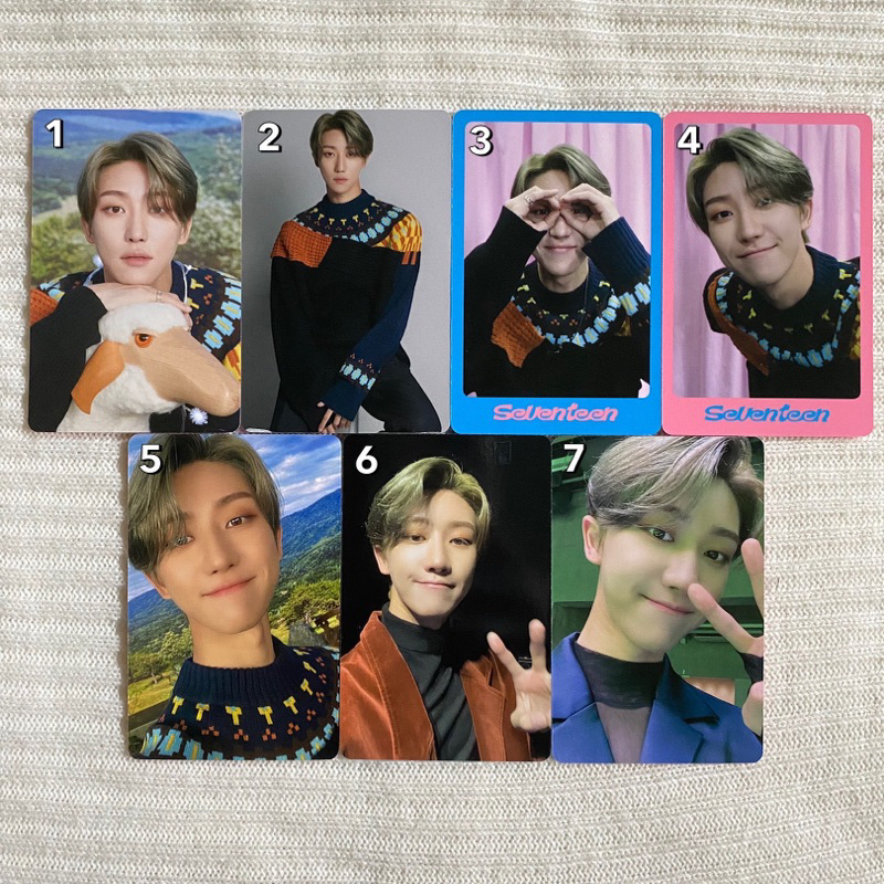 Jual The 8 Seventeen Mini Dicon 102 Dfesta Official Photocard PC The8 Seo Myeongho Xu Minghao ...