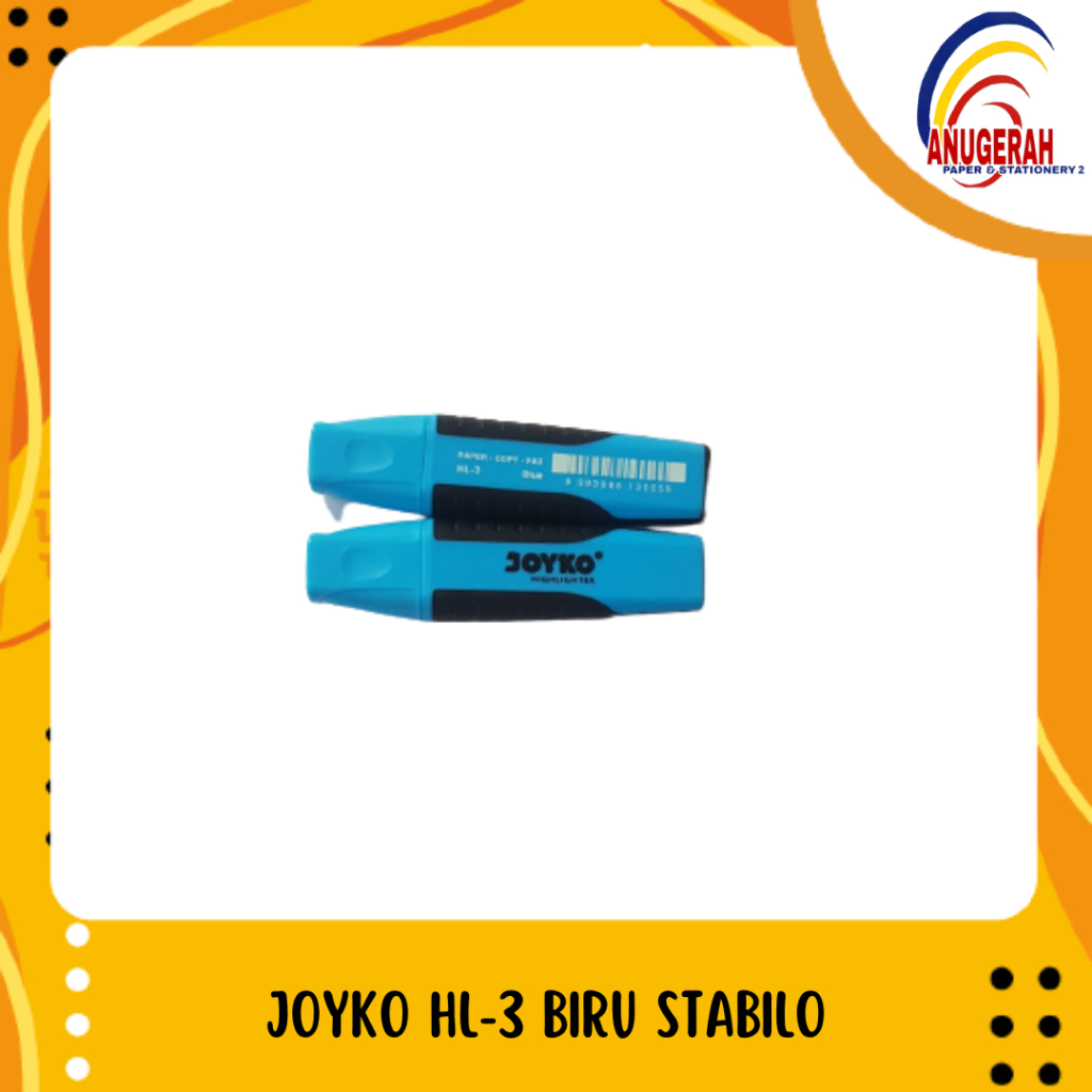 Jual JOYKO HL-3 BIRU STABILO (PCS) | Shopee Indonesia