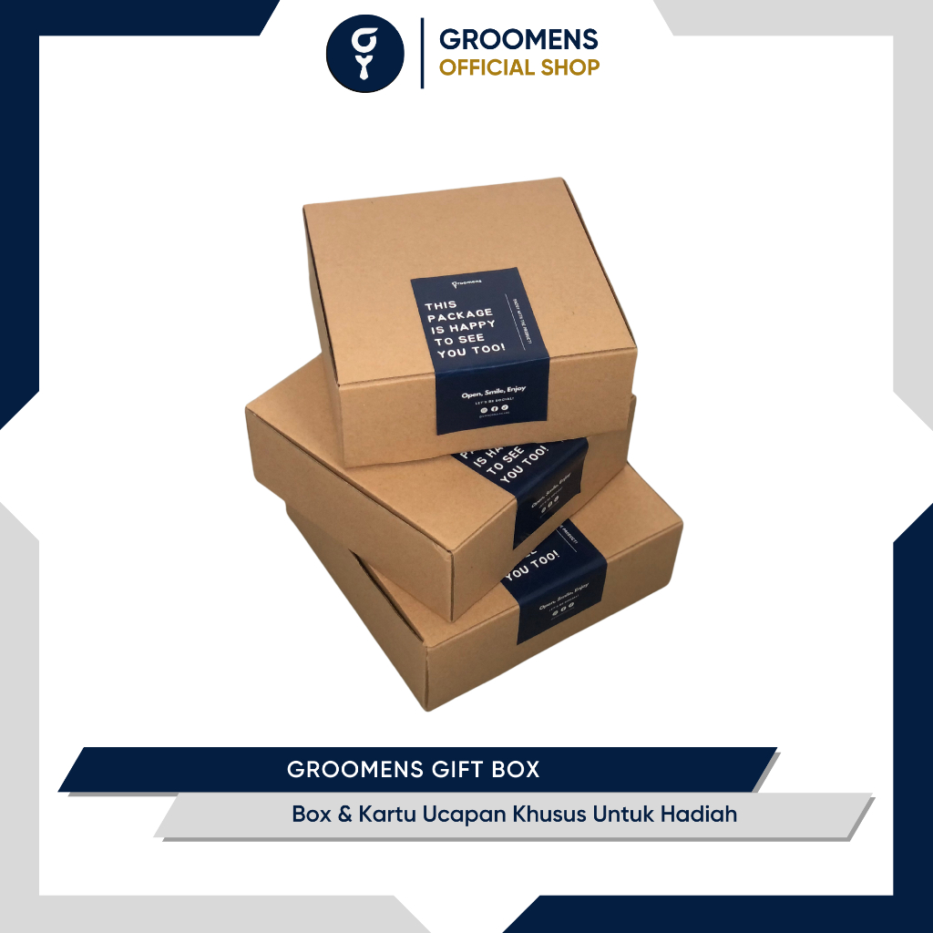 Jual Groomens Gift Box (Hanya Kotak) | Shopee Indonesia