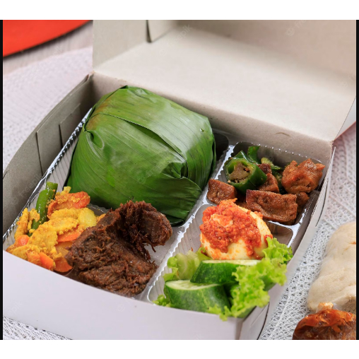 Jual Kotak Kue Kotak Nasi POLOS @10 Lembar (Ukuran 14 - 18 - 20 ...