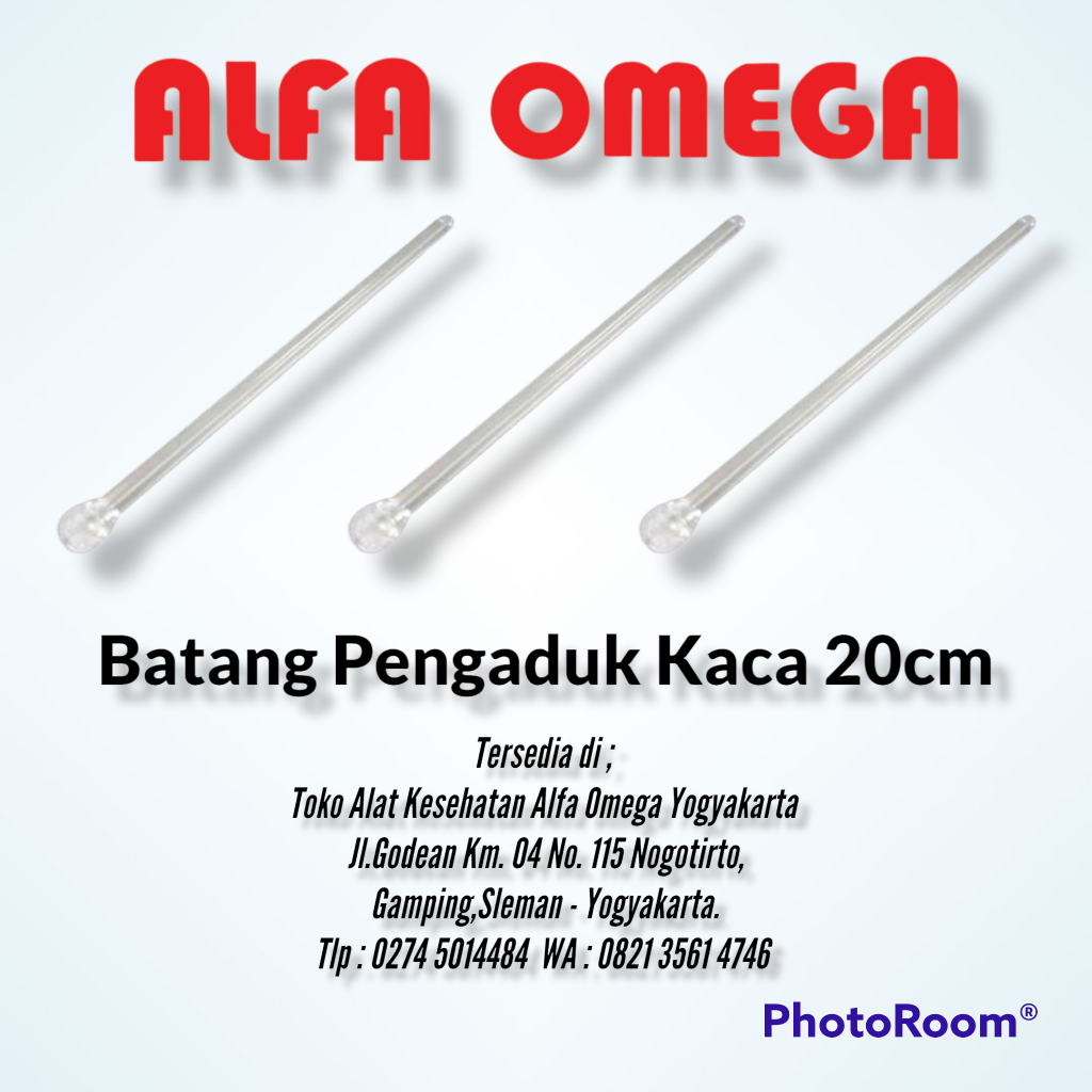 Jual Batang Pengaduk Kaca 30cm/Peralatan Laboratorium | Shopee Indonesia