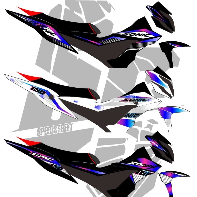Jual STRIPING SONIC 150R TRANSPARAN CUSTOM SUKA SUKA | Shopee Indonesia