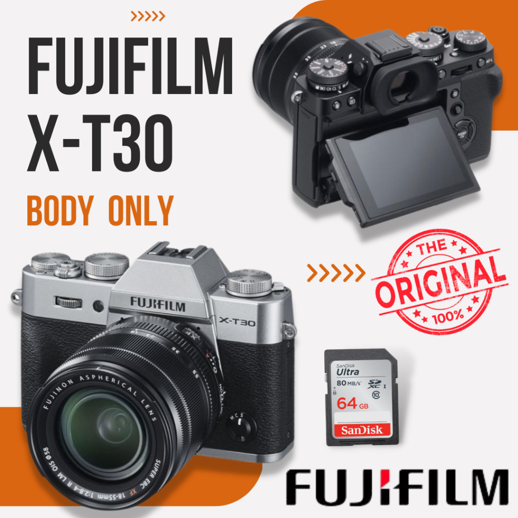Jual FUJIFILM X-T30 II Camera Mirorless / XT30 II / X T30 II / XT30 Mark II Body Only kamera ...
