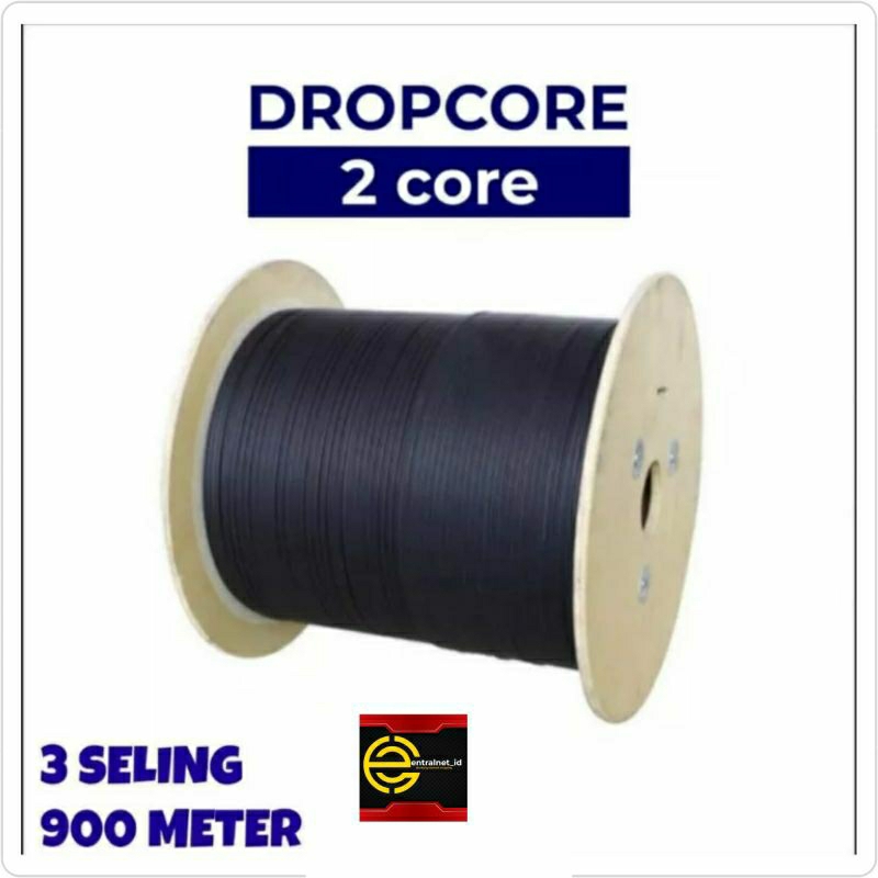 Jual Kabel 2 Core 3 seling 900 Meter Dropcore Cable For Network ...