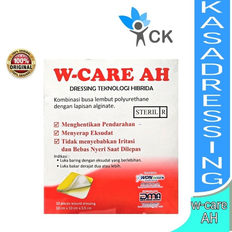 Jual W CARE DC / W CARE AH SACHET dressing untuk decubitus | Shopee ...