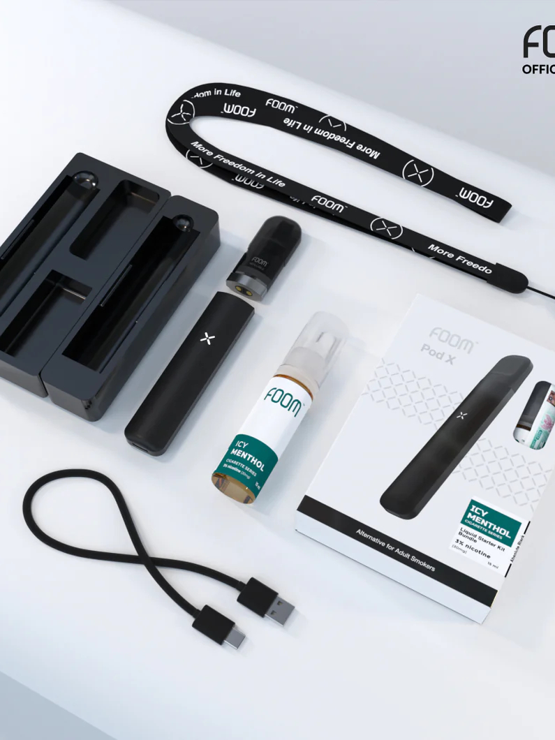 Jual BUNDLING - Foom Pod X + Liquid Foom 15ml Pods Kit Device Foom Lab ...