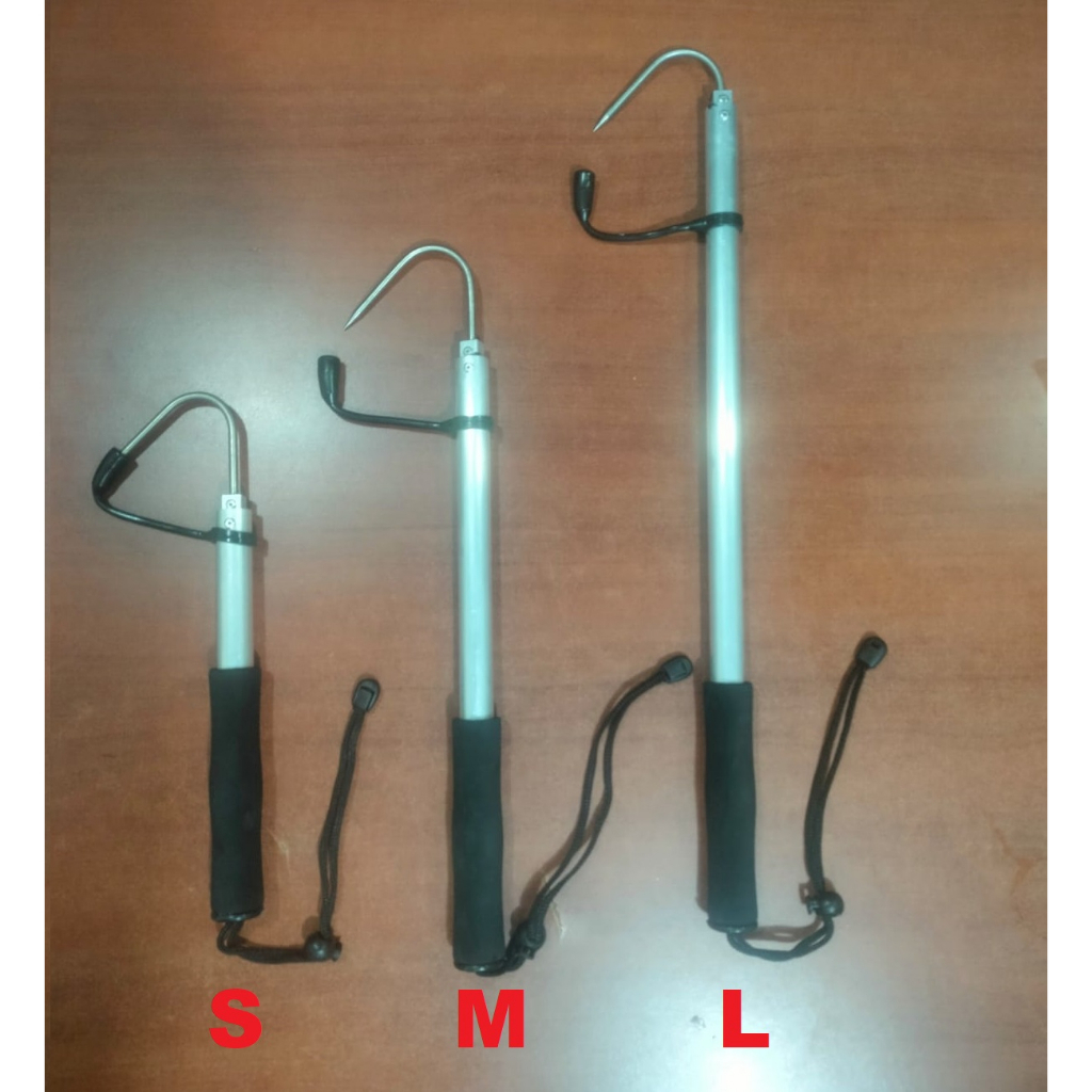 Jual Gancu ikan telekopik Pengait Ikan Teleskopik alat kait ikan ganco ...