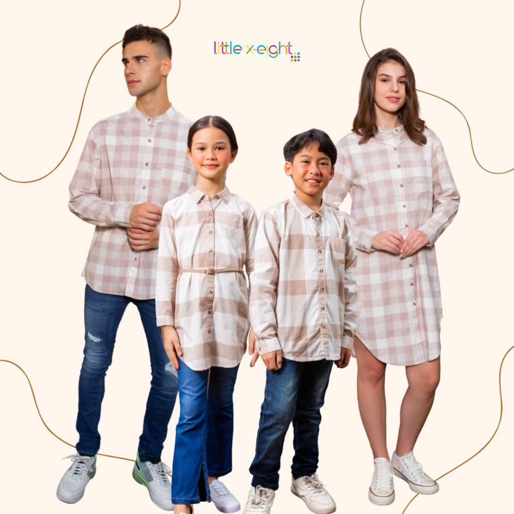 Jual Little X eight Cairo Kragh Koko Couple Family - Couple Family Koko dan Tunik | Shopee Indonesia