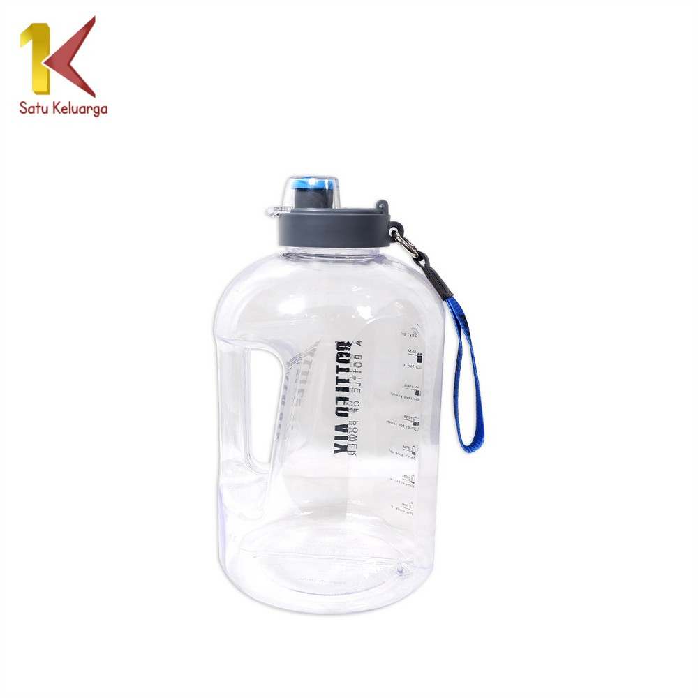 Jual Satu Keluarga Botol Minum Transparan 2200ML C470 Tumblr Botol Gym Bottle BPA FREE / Tempat ...