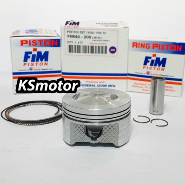 Jual PISTON SEHER SET BOREUP MIO XXB 55.5 56 56.5 57 57.5 58 58.5 59 ...