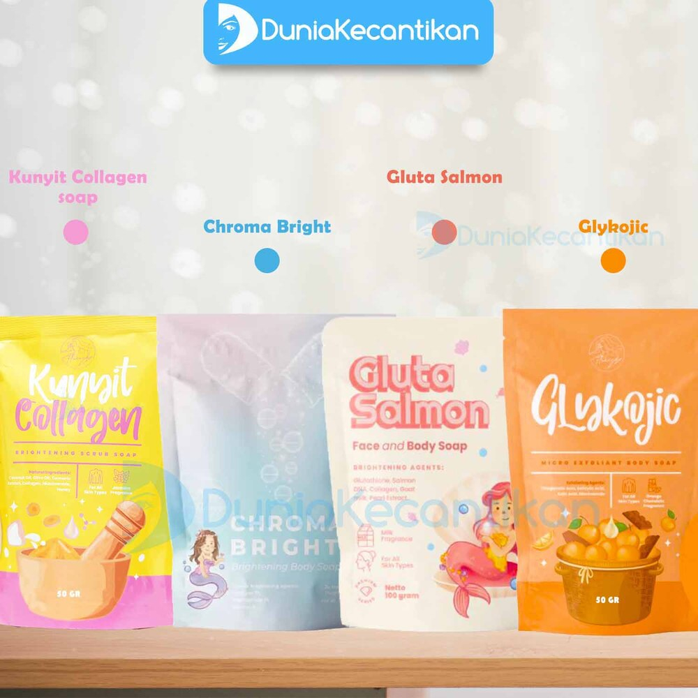 Jual Flohera Chroma Bright Brightening Body Soap Sabun Pemutih Badan ...