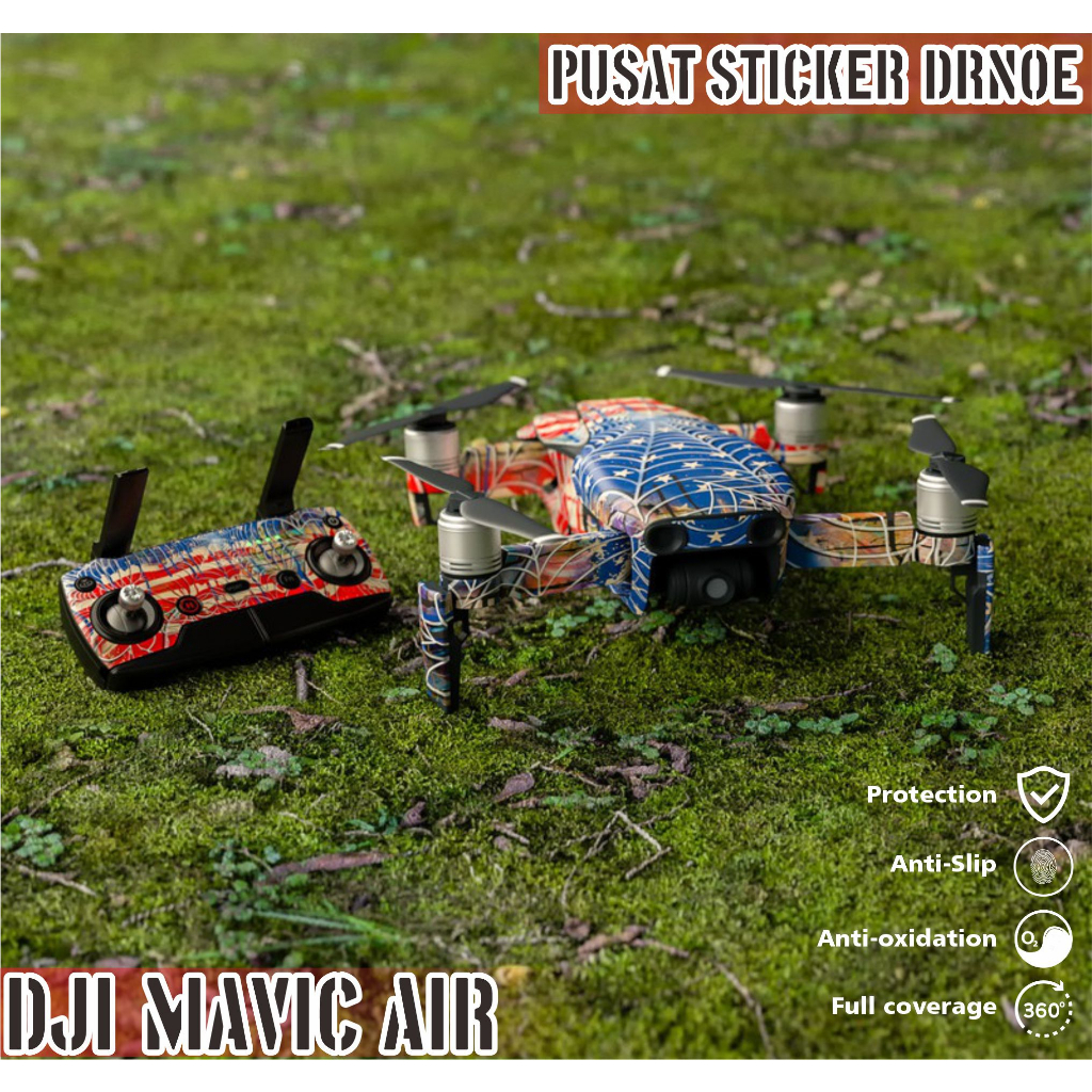 Jual STICKER DRONE DJI MAVIC AIR COBWFLAG FULL BODY FREE CUSTOM ...