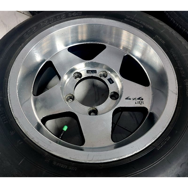 Jual velg 4x4 excel japan r15 pcd 5x139 taft rocky katana jimny feroza ...