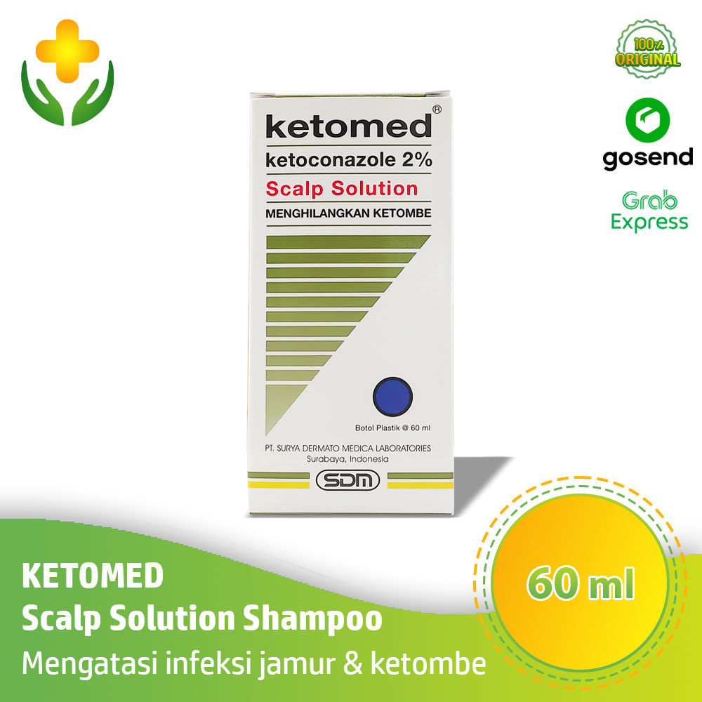 Jual Ketomed 2% Scalp Solution Shampoo 60 ml Shampoo Infeksi Jamur ...