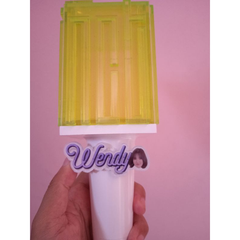 Jual nametag dekorasi lightstick red velvet | Shopee Indonesia