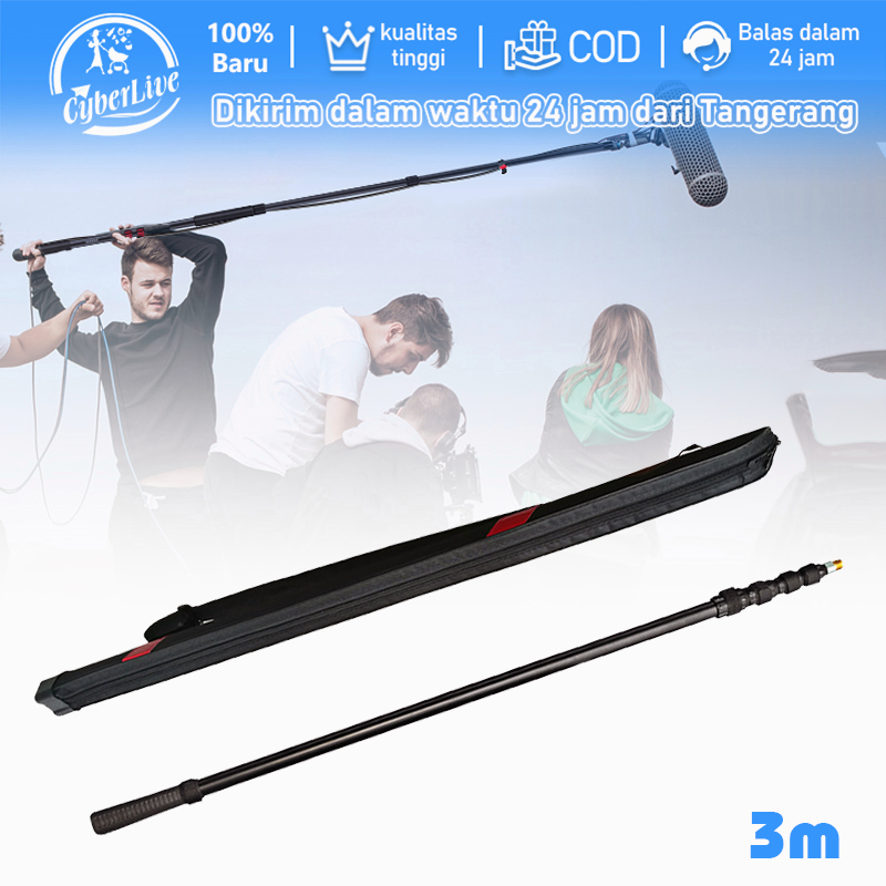 Jual 3.5 Meter Universal Paket Tiang Boom Pole Mic Dengan Tas ...