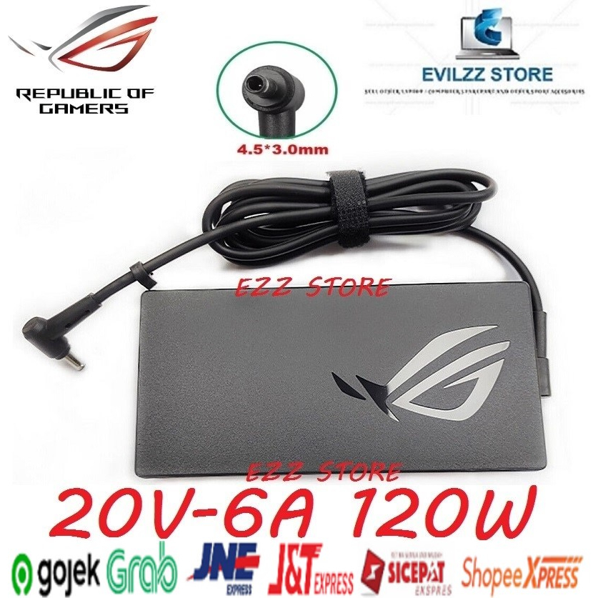Jual ADAPTOR CHARGER ASUS ROG A17-120P2A ADP-120VH BB ADP-120CD B 0A001 ...