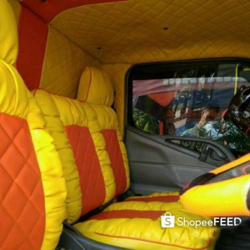 Jual sarung cover jok mobil all truck isuzu elf macan , elf giga ...