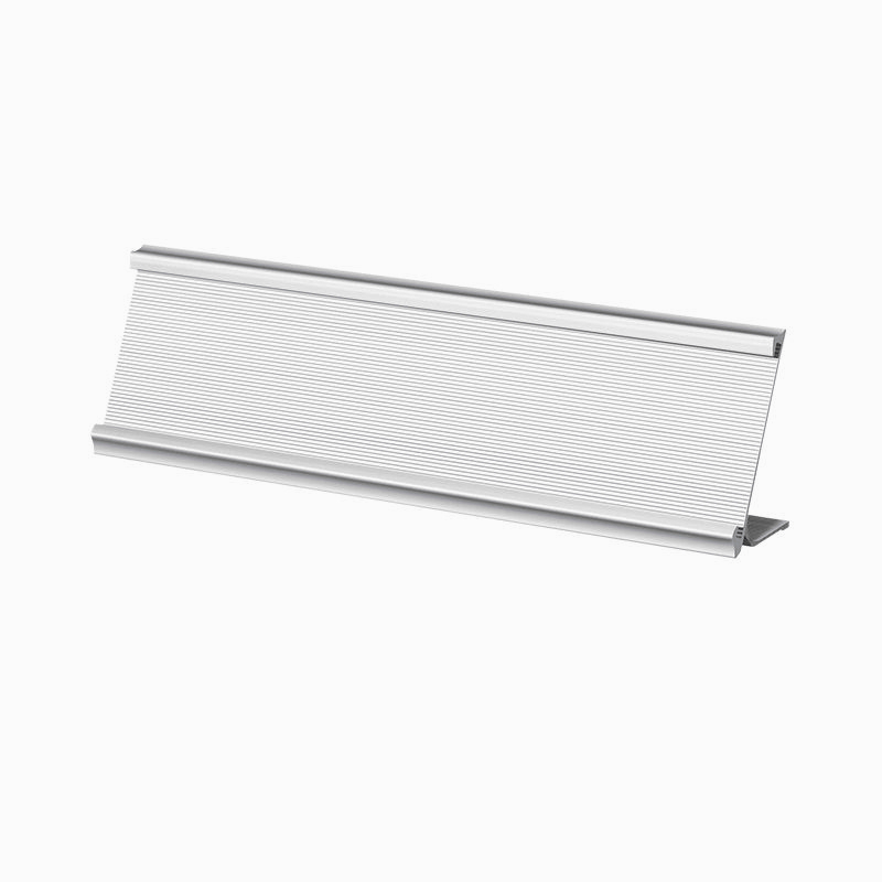 Jual Papan Nama Meja Aluminum Name Plate Holder Desk Sign Holder Name ...