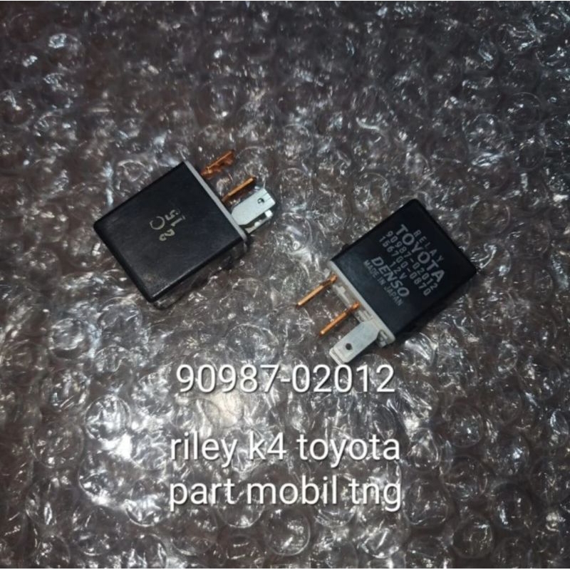 Jual Rilley Riley Relay Kaki 4 12V Toyota 90987-02012 Original | Shopee ...