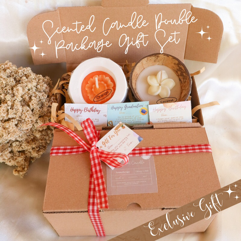 Jual Box Hampers Lebaran Natal Lilin Aromaterapi Scented Candle (Box ...