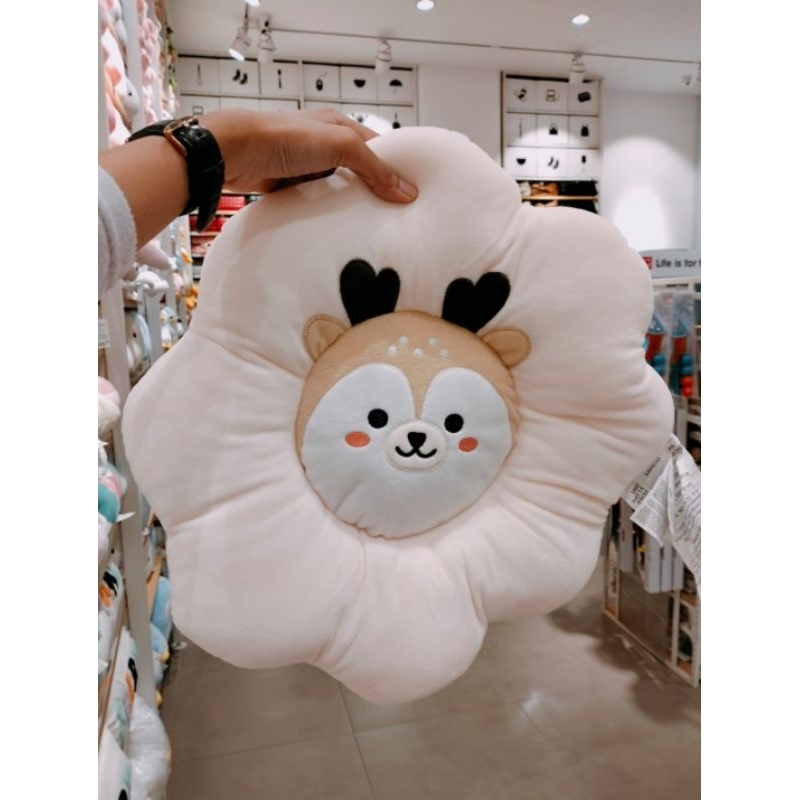 Jual Miniso official Ocean series Whale flat plush toy / alas duduk ...