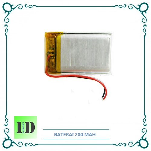 Jual Baterai 3.7V Lithium 250mah dengan Protection Board untuk Spy ...