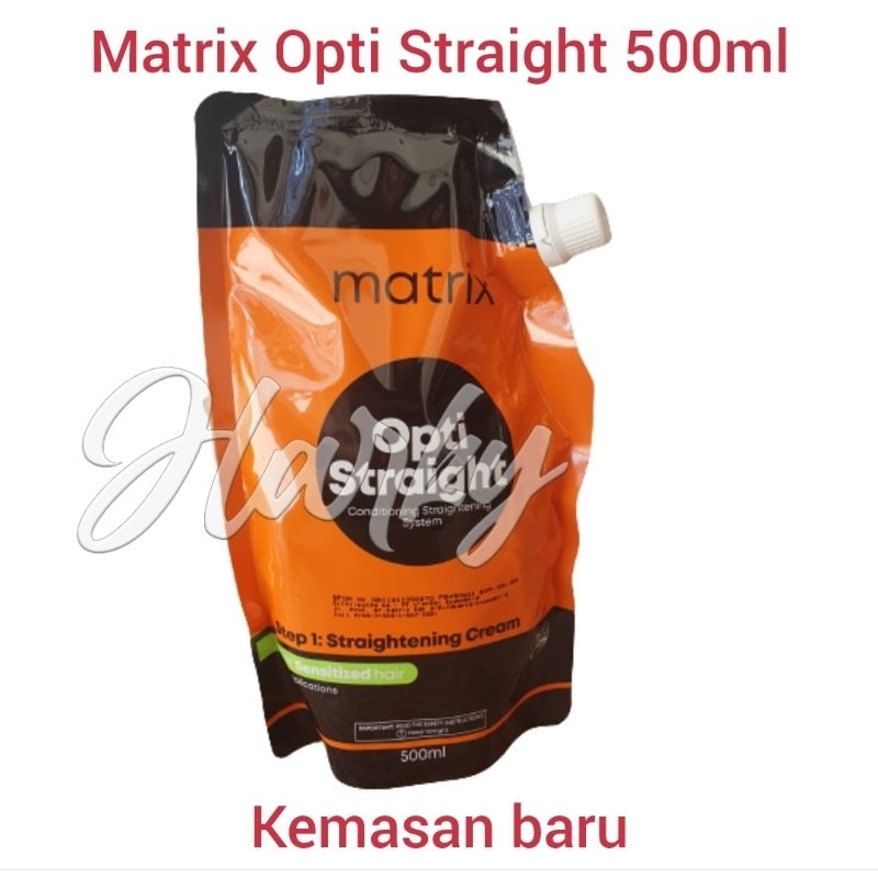 Jual MATRIX OPTI STRAIGHT 500 ml optistraight obat smoothing rambut ...